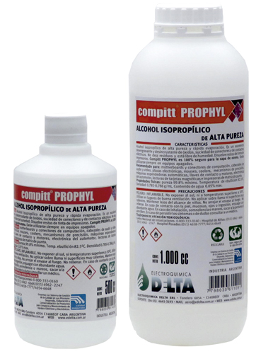 LIMPIACONTACTOS Y DESENGRASANTES: Compitt ® Prophyl a GRANEL